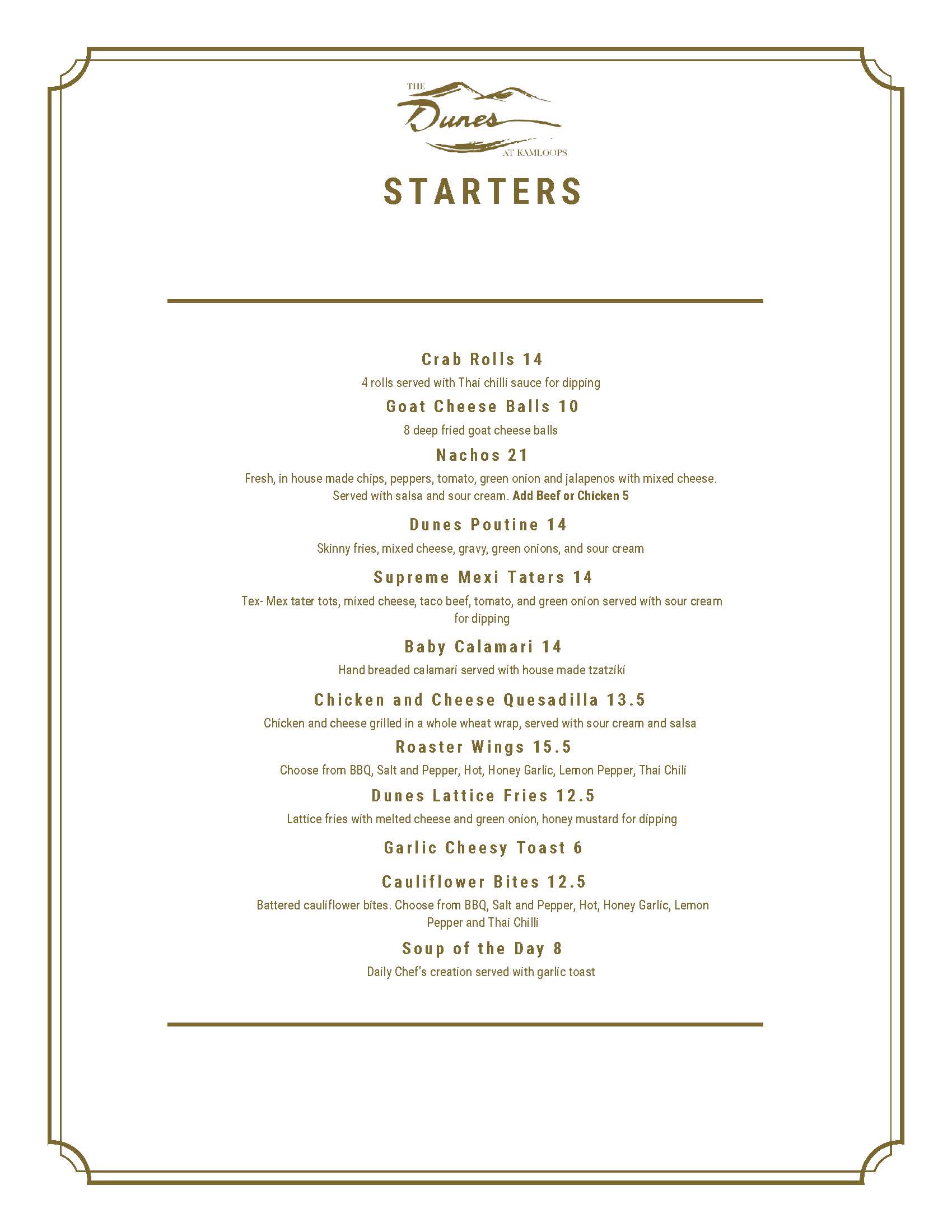 The Dunes Restaurant - The Dunes at Kamloops