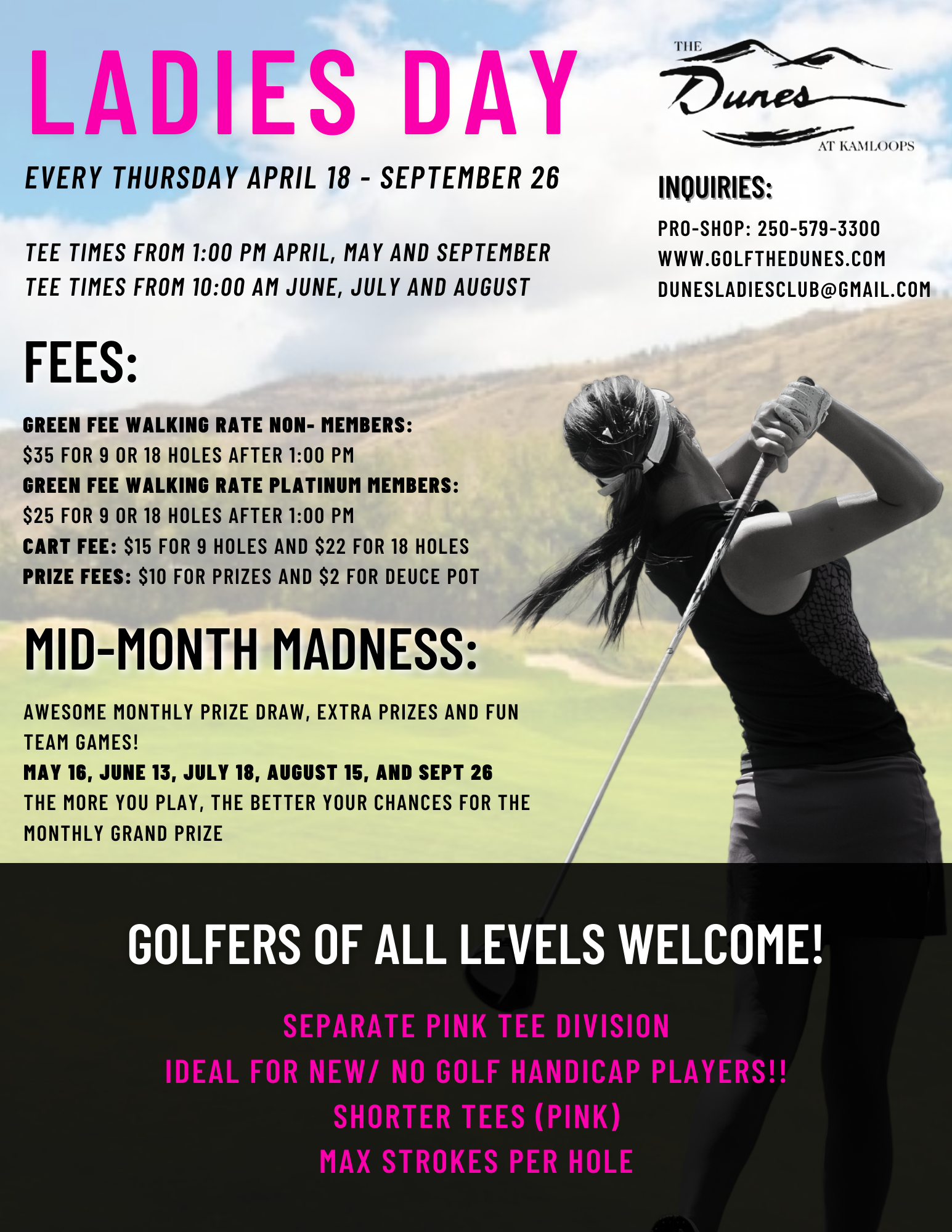 Ladies Club - The Dunes at Kamloops