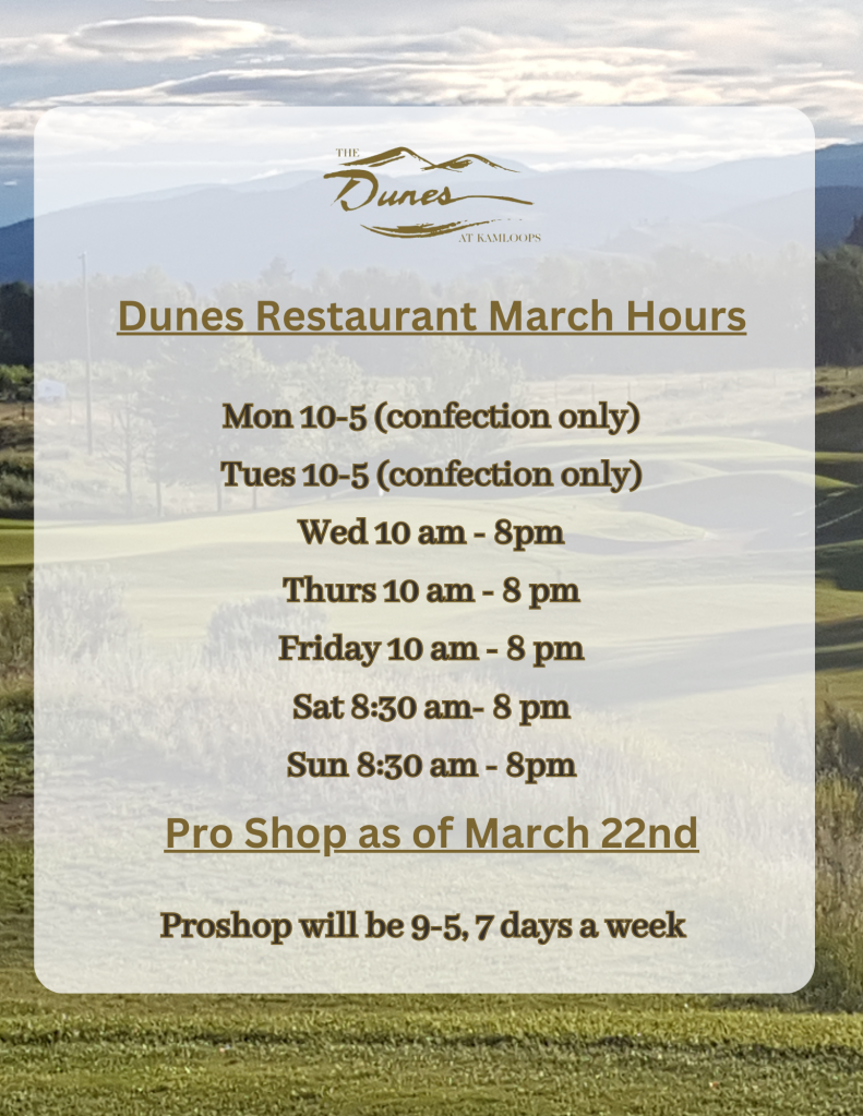 The Dunes Restaurant - The Dunes at Kamloops